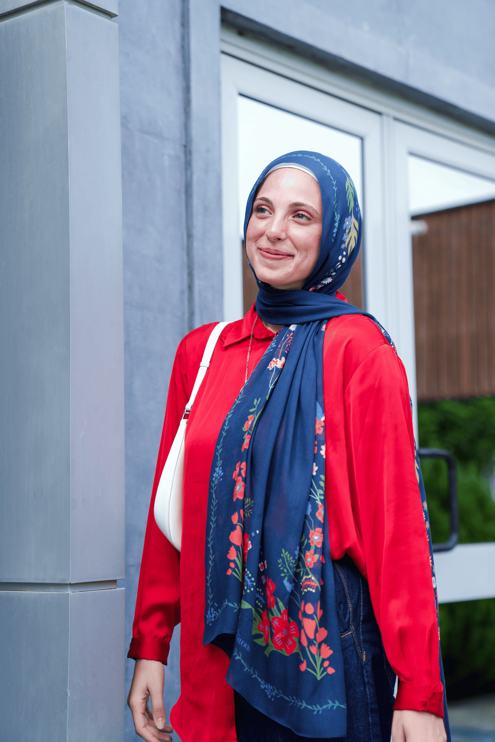 Worood Fairy Garden Modal Scarf – Whimsical & Elegant