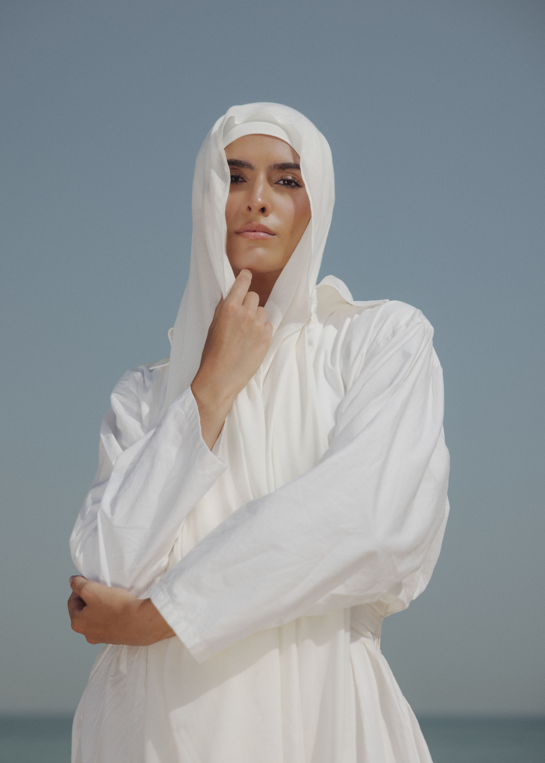 Worood Pure Pearl Bamboo Scarf Set | Classic & Refined