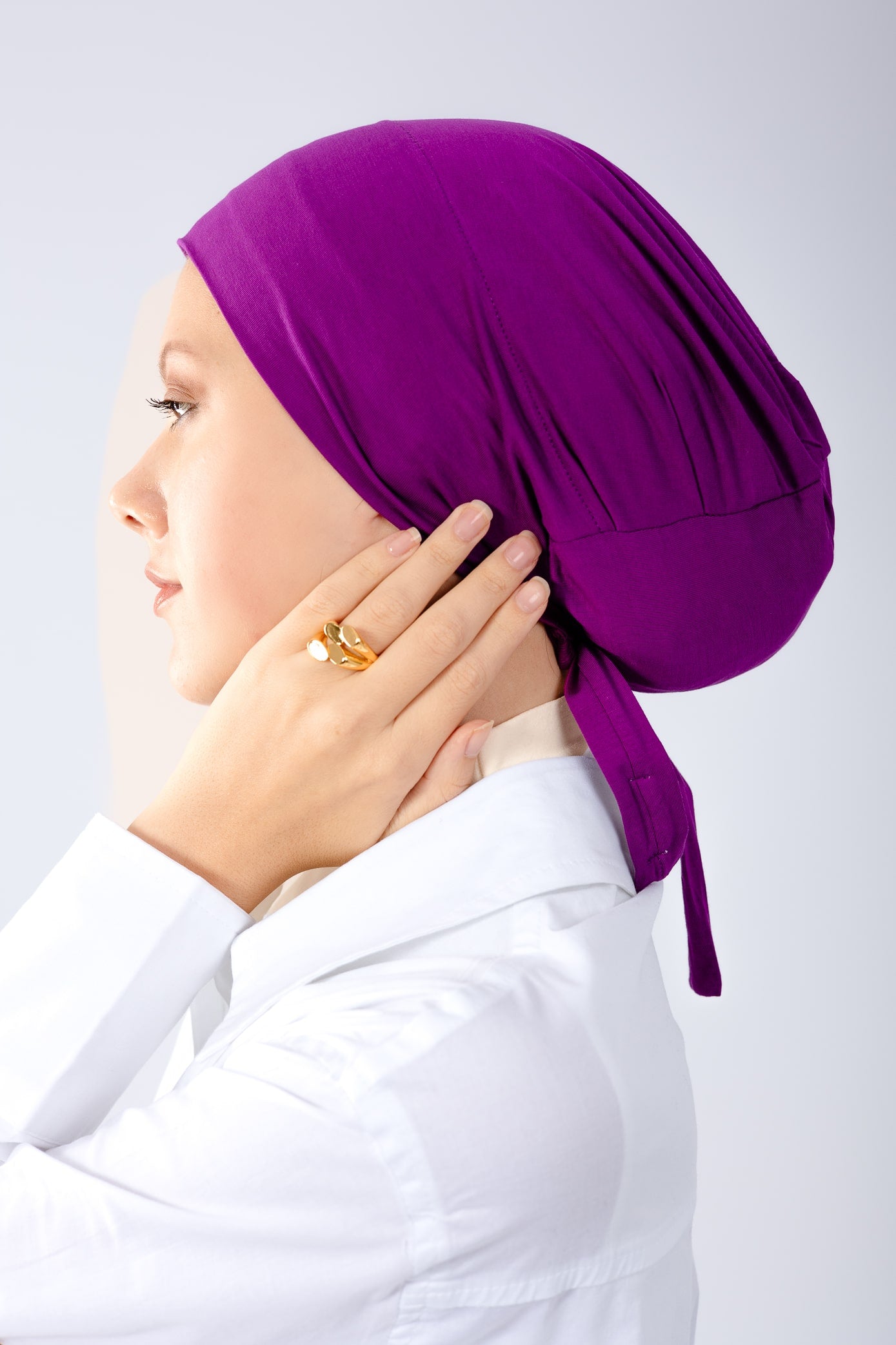 Worood Raspberry Bamboo Inner Cap | Vibrant & Comfortable